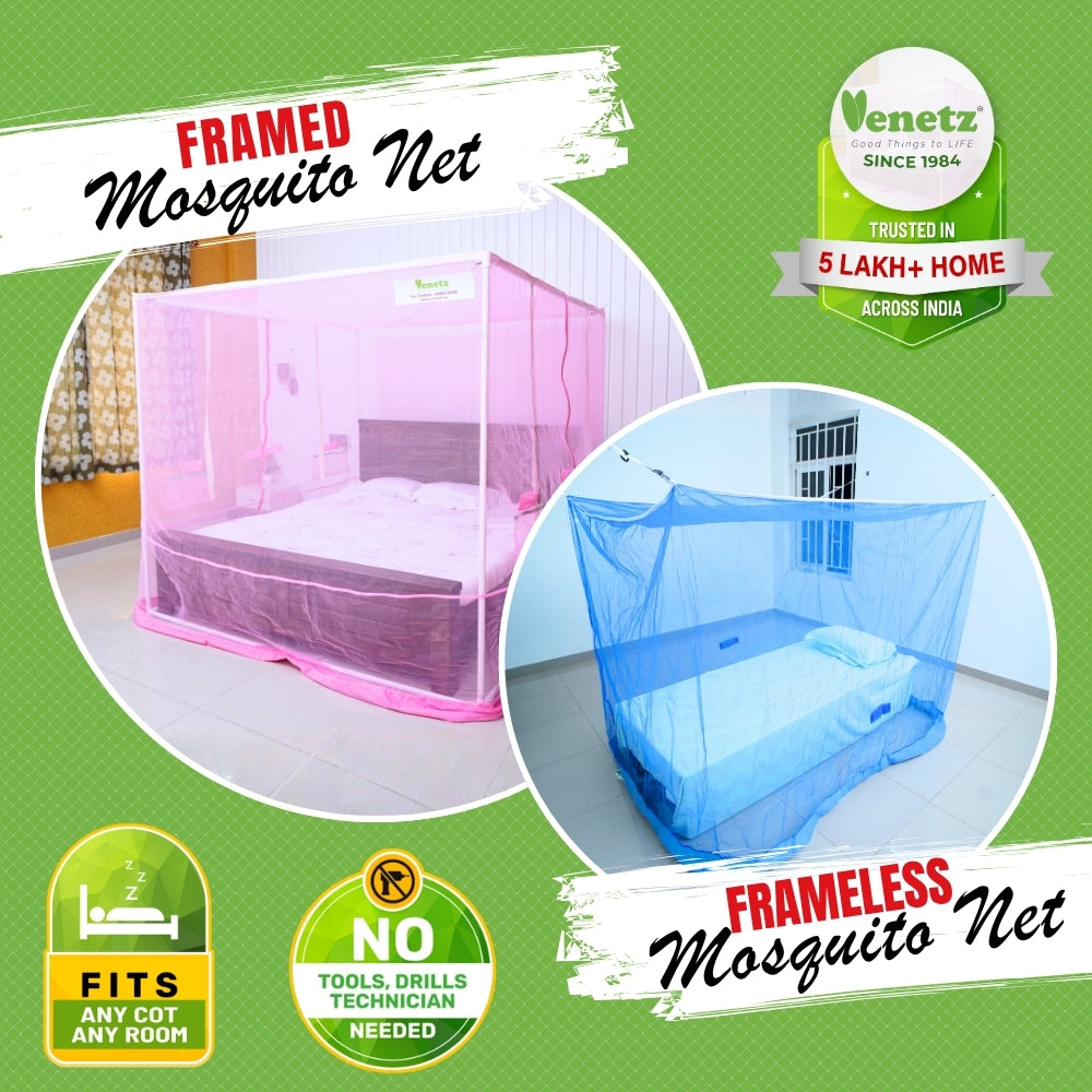 Customized Ready to install Mosquito nets with frames – Venetz